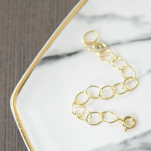 Gold filled Lever clasp adjustable necklace extender in 2 - 4 inches ...